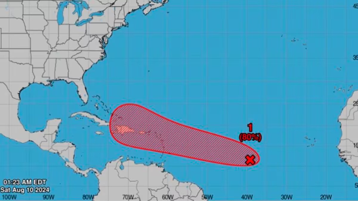 Aumentan las probabilidades de que la ola tropical invest 98L se ...