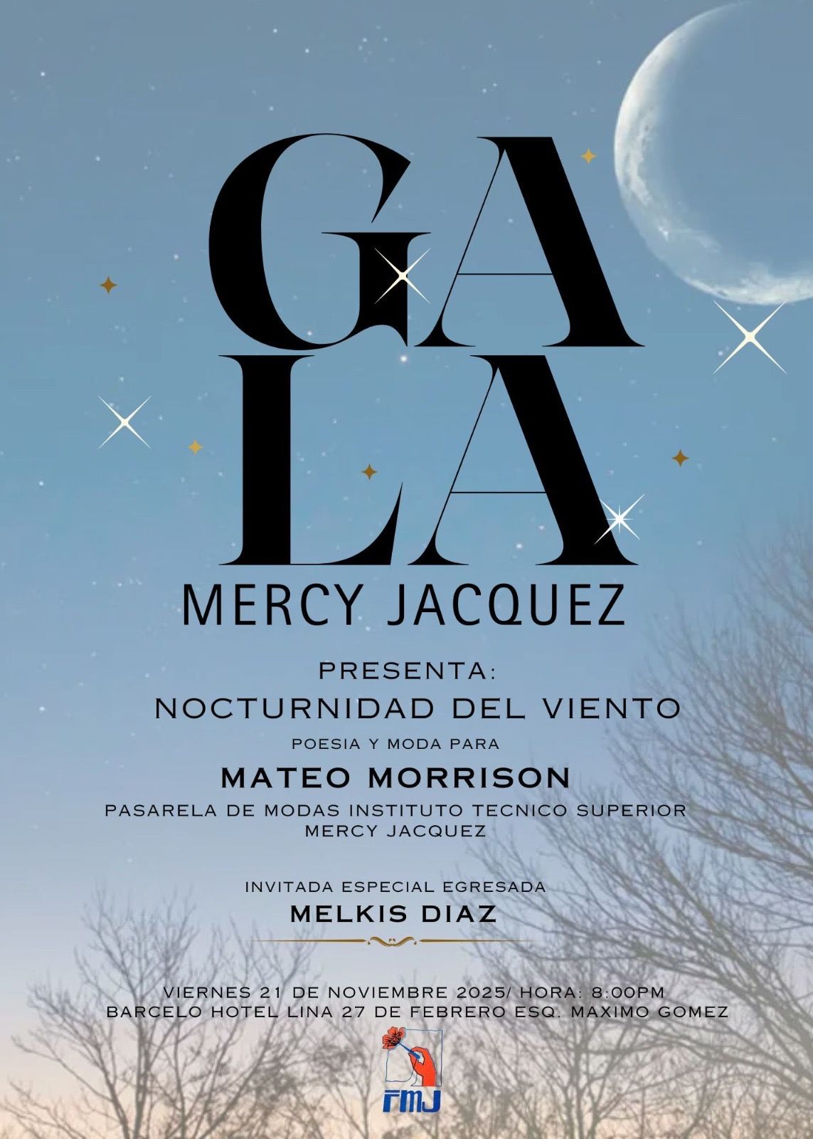 Gala Mercy Jácquez fusionará poesía y moda en una noche a beneficio del ...
